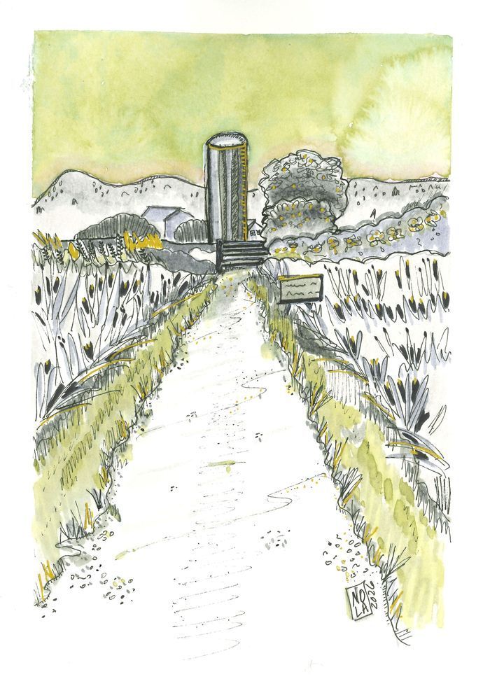 St. Lawrence River Farm Art | Nola Carr Canadian Artist